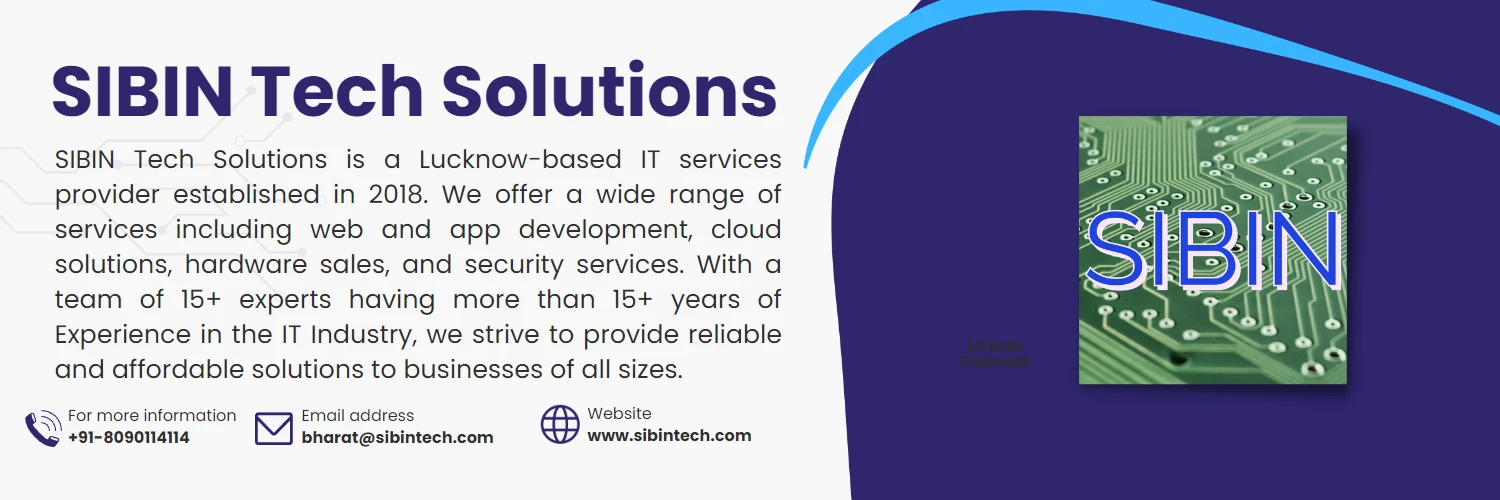 Home | SIBIN Tech Solutions | Best IT Service Provider in Lucknow | IT ...